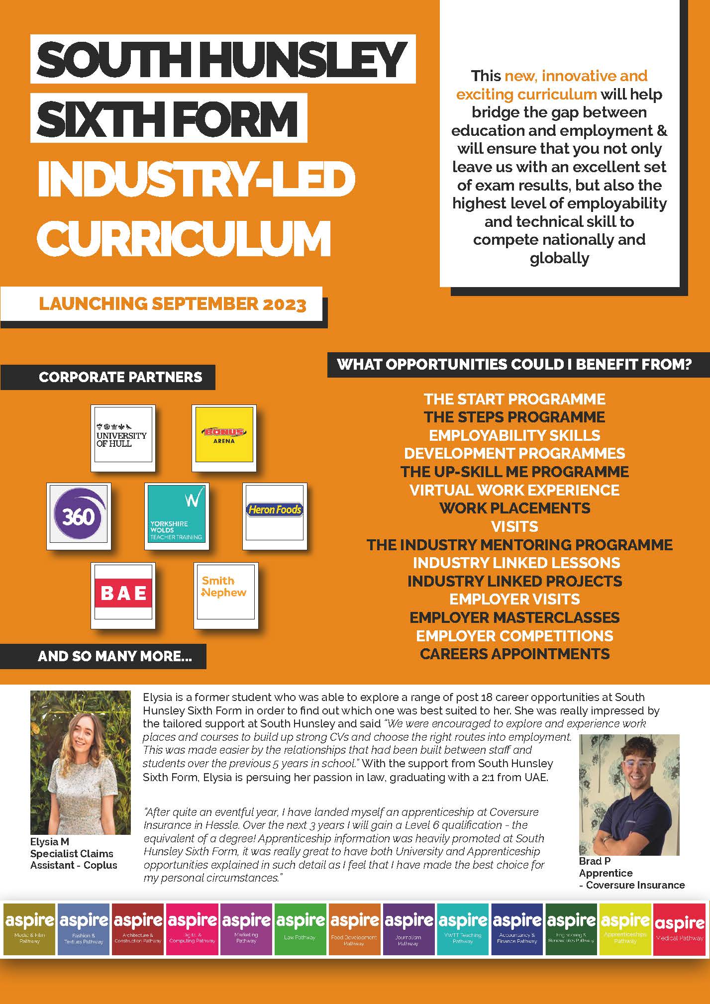 Industry-Led Curriculum - South Hunsley School