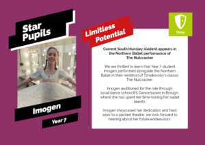 Year 7 Student Imogen Performs in The Nutcracker - South Hunsley School